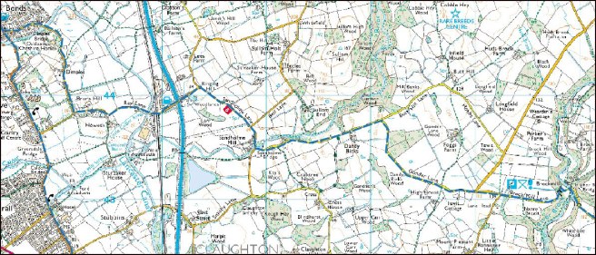 A 17th-century Lancashire road map – River Brock to Garstang – preston ...