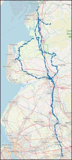 A 17th-century Lancashire road map – preston history