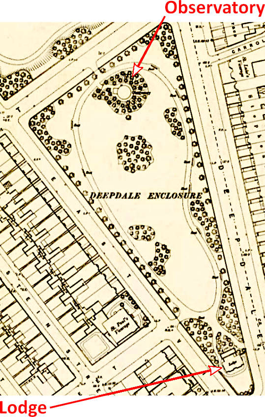 Plan of the Deepdale Enclosure Preston c. 1890 – preston history